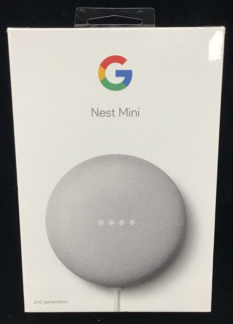 Google Nest Mini (2nd Generation) Smart Speaker - Chalk for sale online ...