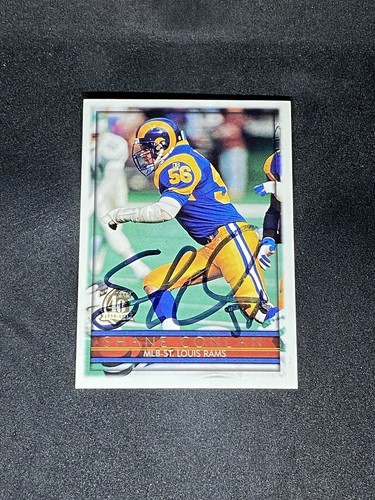Shane Conlan 1996 Topps #238 St. Louis Rams Bills Auto Autographed ...