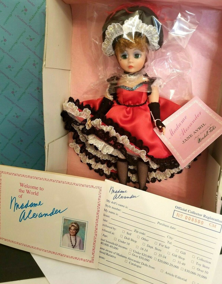 MADAME ALEXANDER Jane Avril Doll Exclusive Marshall Field's NIB 1989 | eBay