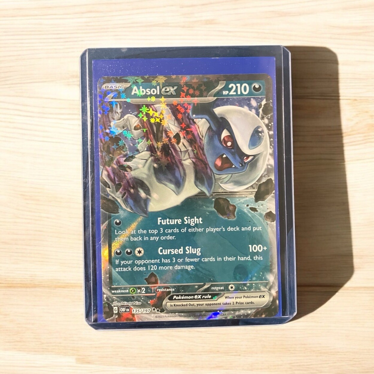 Absol ex Obsidian Flames 135/197 Holo Double Rare Pokémon TCG NM 0401 ...
