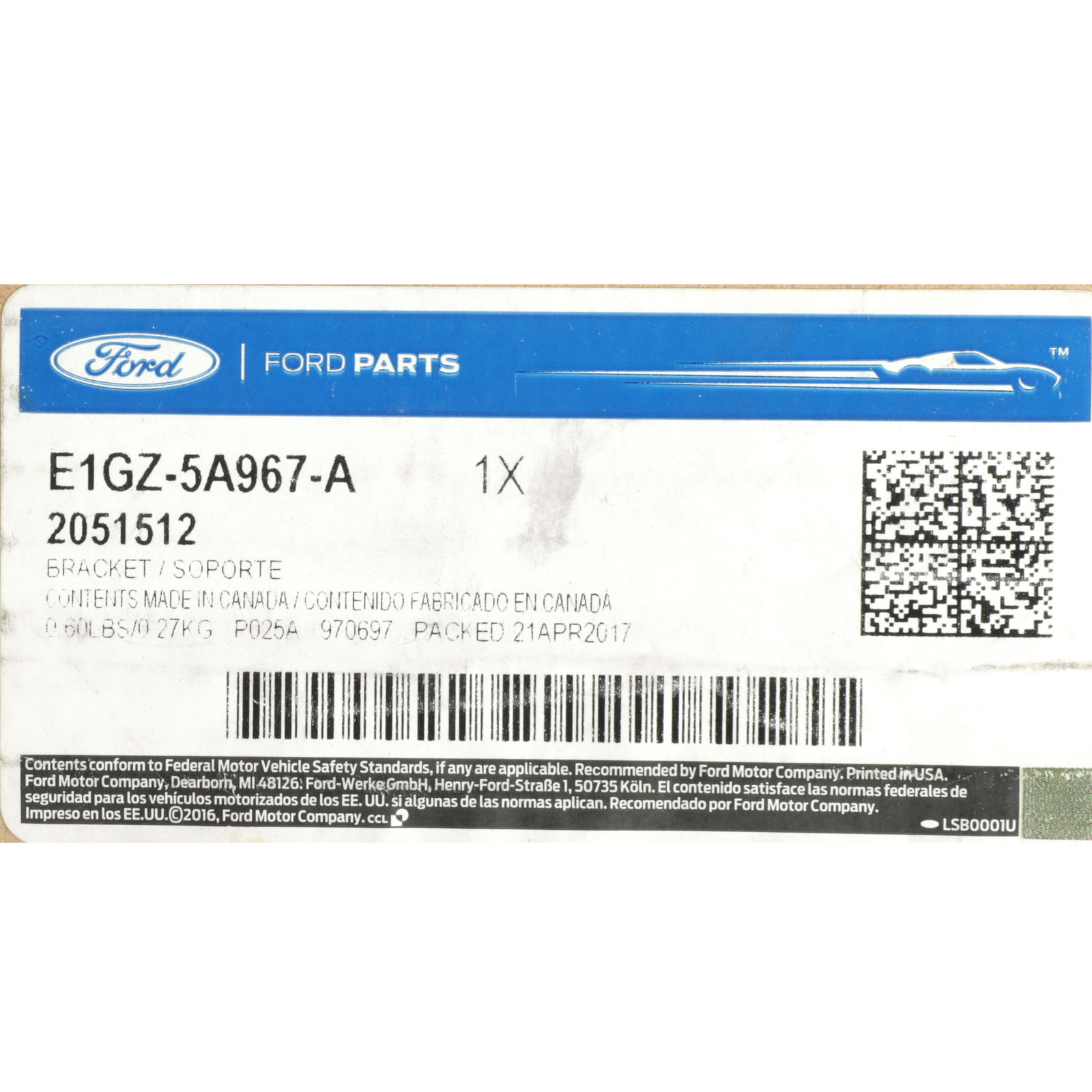 Genuine Ford Bracket and Lever Assembly E1gz-5a967-a for sale online | eBay
