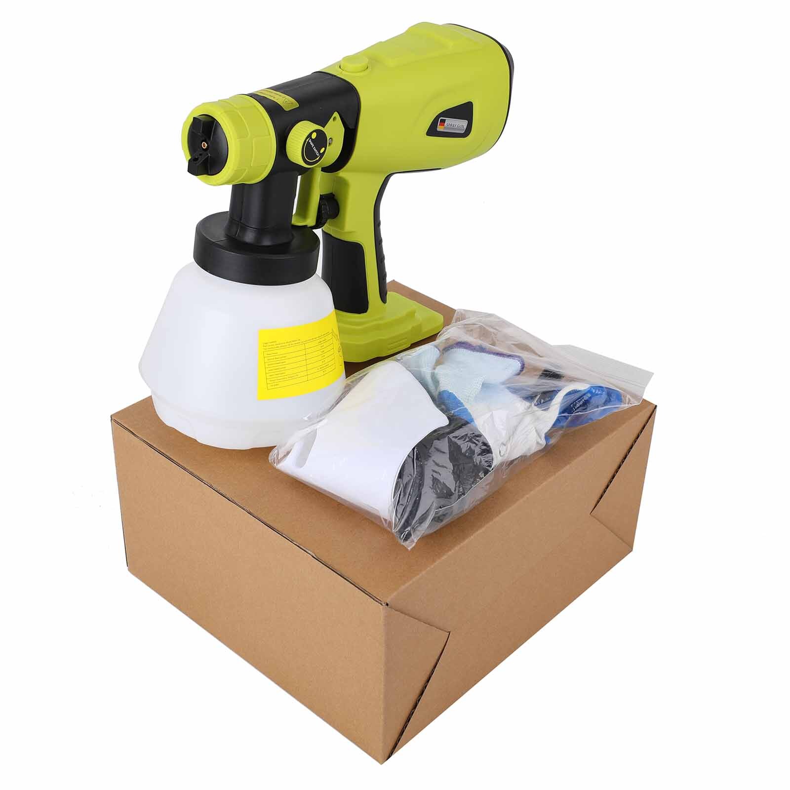 Cordless High Pressure Spray Gun Airless Paint Sprayer For Ryobi 20V ...