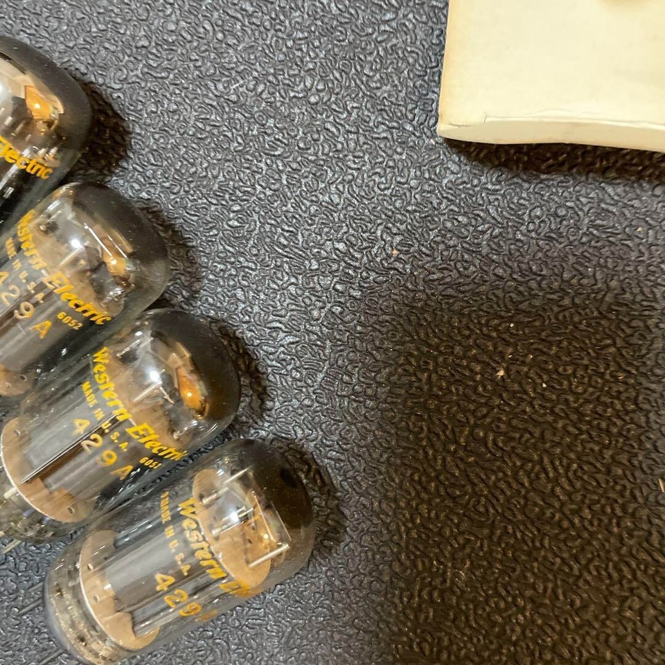 Western Electric 437A 367A 429A 310A 5847 Vacuum Tube Set Rare | eBay
