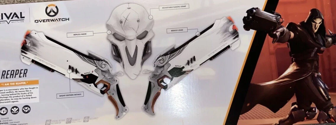 Overwatch Reaper Wight Edition Collector Pack With Nerf, 46% OFF