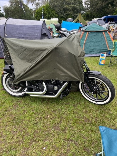 SVAROG England harley davidson chopper biker motorcycle tent Gypsy Soul ...