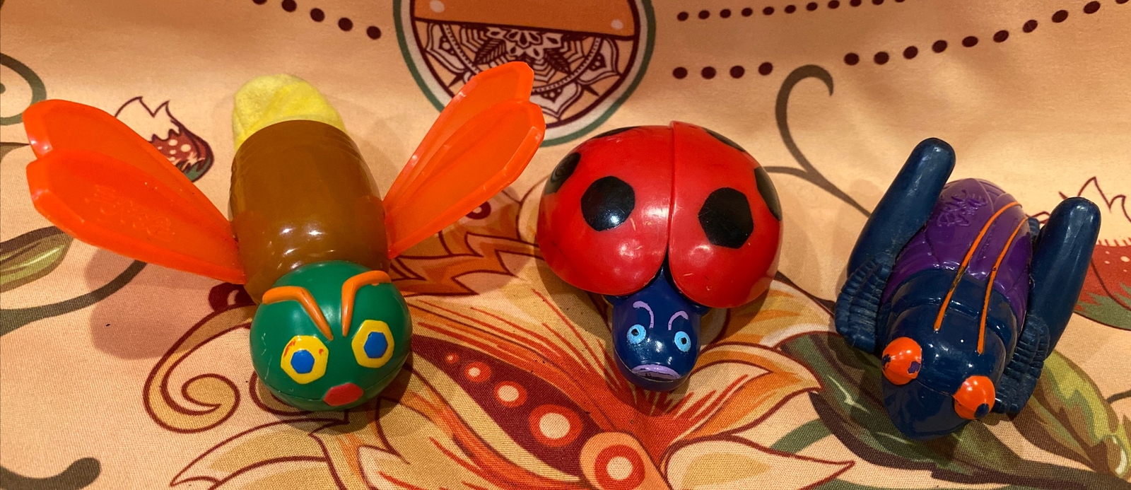 Lot of Three McDonald's Eric Carle Bug Plastic Finger Puppets Vintage ...