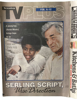 Peter Falk Newsday Local TV Guide February 6 2000 /Regional LI NY ...