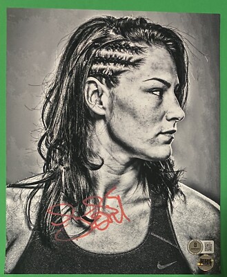 Jessica “Evil” Eye Signed 8x10 Photo. UFC. MMA. Bellator. Beckett COA ...