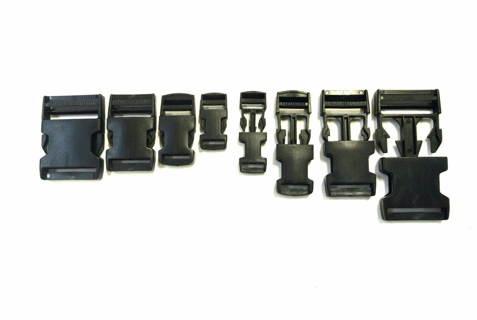 Side Quick Release Buckle Clip Backpack Black Plastic Clamp Ruck Repair ...