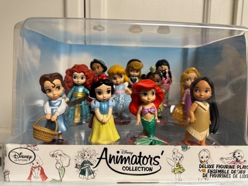 DISNEY STORE ANIMATORS COLLECTION PRINCESS DELUXE COLLECTIBLE SET OF 10 ...