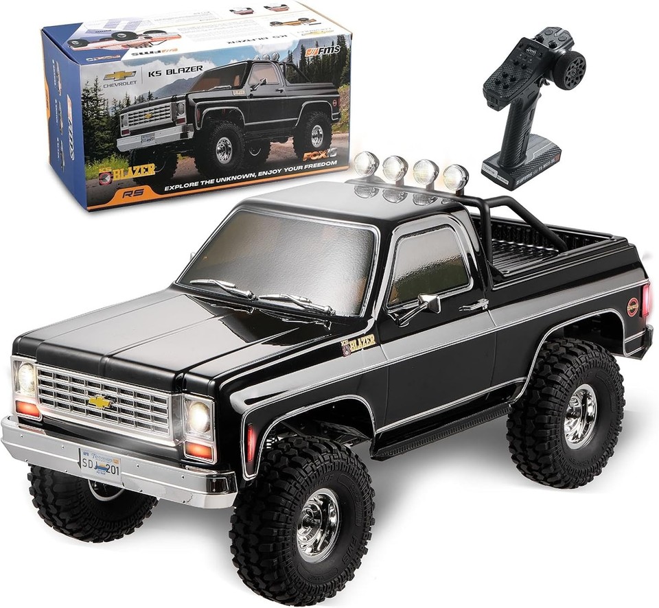 FMS FCX10 1/10 RC Crawler RS Chevy K5 Blazer License Hobby Grade RC ...