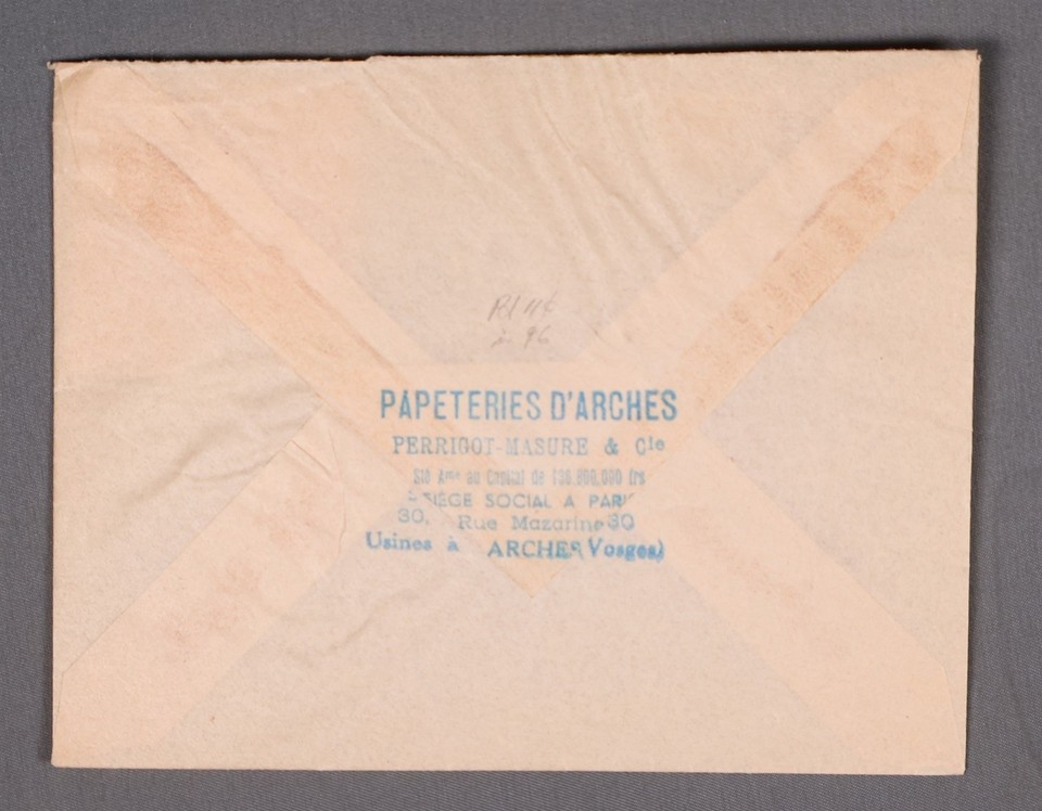 MayfairStamps Germany 1952 Pair French Zone Arches Vosges to Cleveland ...