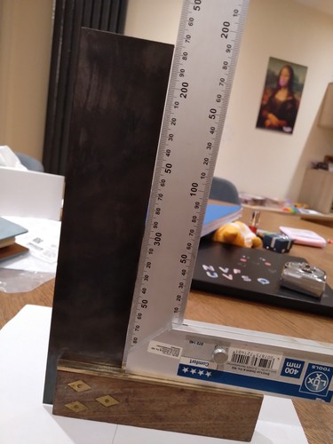 Vintage RABONE Chesterman TRY SQUARE Woodworking Tool Not Too Right ...