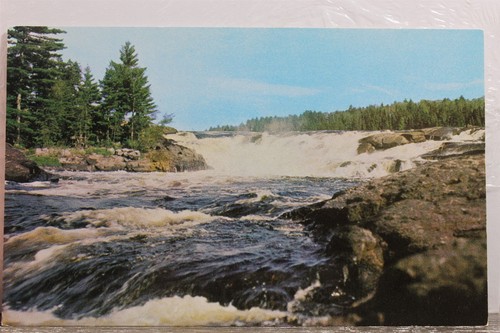 Minnesota MN Canadian Border Curtain Falls Postcard Old Vintage Card ...