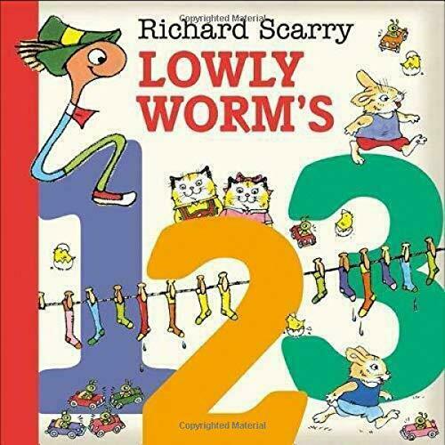 Lowly Worm's 123 Hardcover by Scarry Richard for sale online | eBay