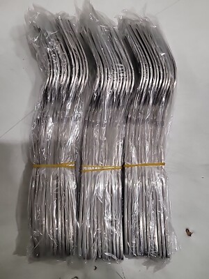 Brandware 36-Pc World Tableware Stainless Steel 3 Tine Forks 7 1/2 ...