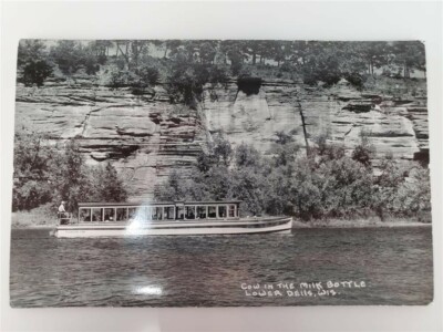 Cow In The Milk Bottle Lower Dells, Wisconsin USA Postcards Vintage PC ...