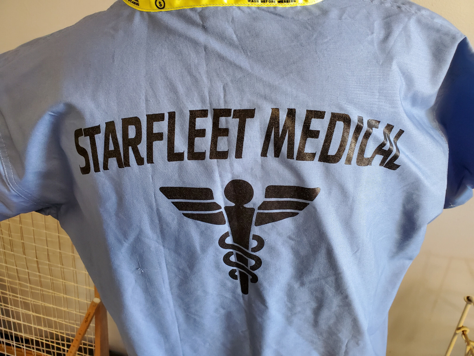 Star Trek Starfleet Blue Medical Scrub- Your Choice of Size- USA Mailed ...