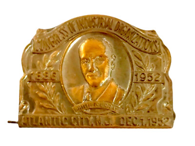 Vintage 1952 Convention Badge- Congress Industrial Organizations ...