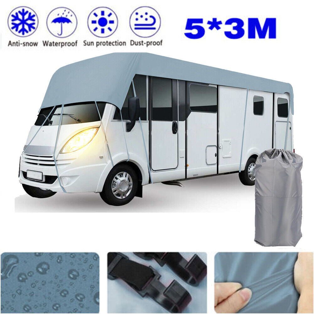 1x 210D Caravan Motorhome Roof Protective Cover Protection Wateproof ...