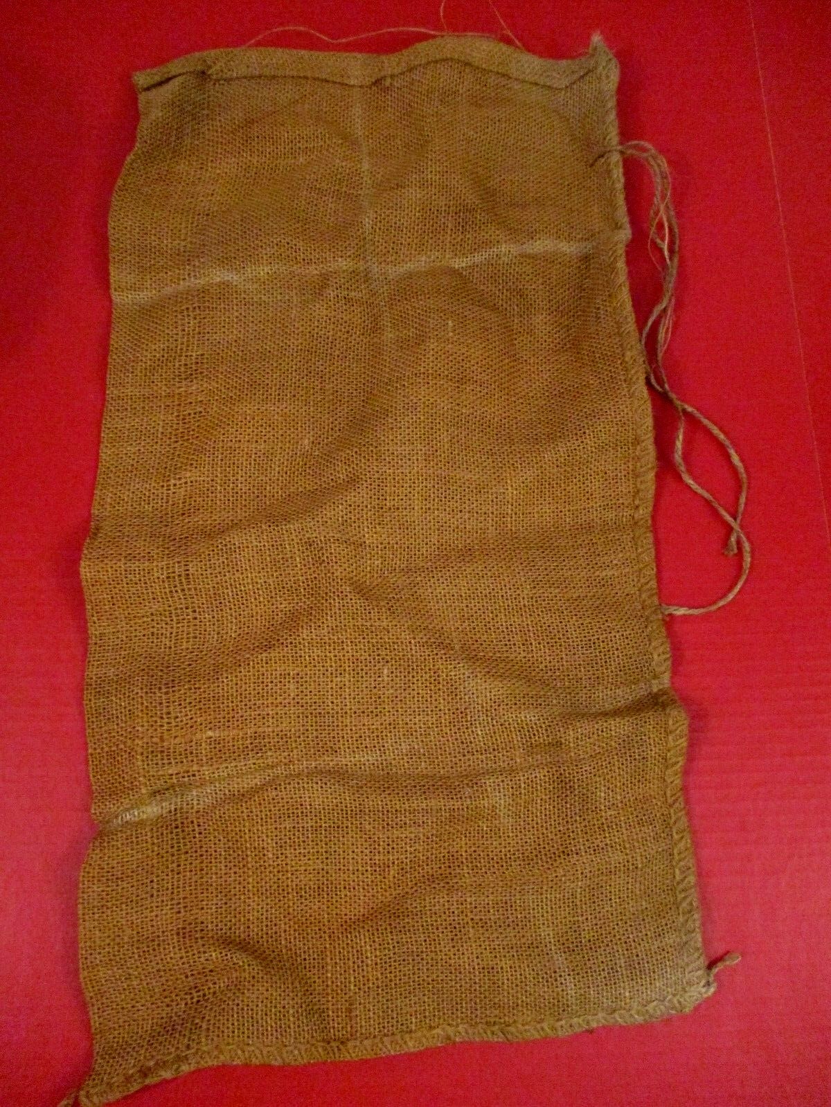WWII Era US Army Khaki Burlap Sandbag or Sand Bag - Original - RARE #2 ...