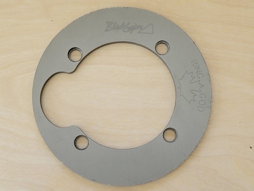 BlackSpire Ring God chainring bash guard 4 hole 104mm | eBay