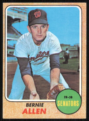 1968 TOPPS BERNIE ALLEN 548 VG BASEBALL WASHINGTON SENATORS | eBay