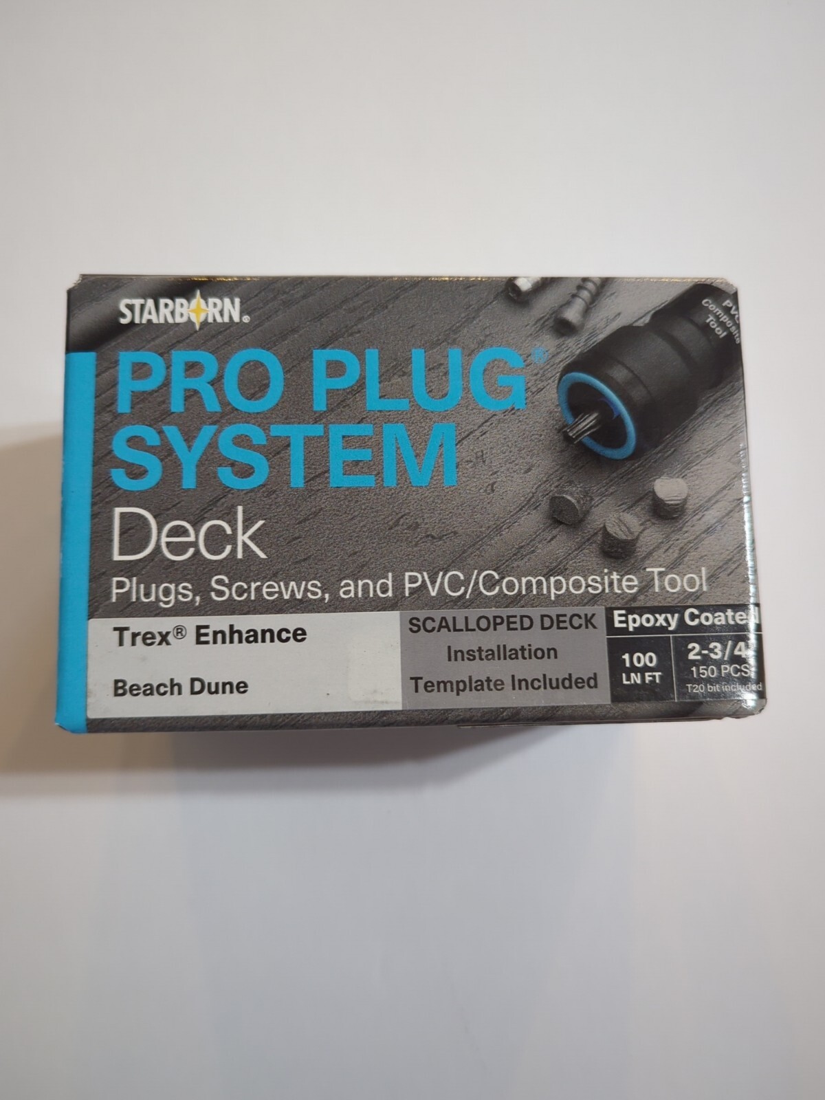 Starborn Pro Plug System Deck Pugs, Epoxy Screws, Tool Trex Enhance ...