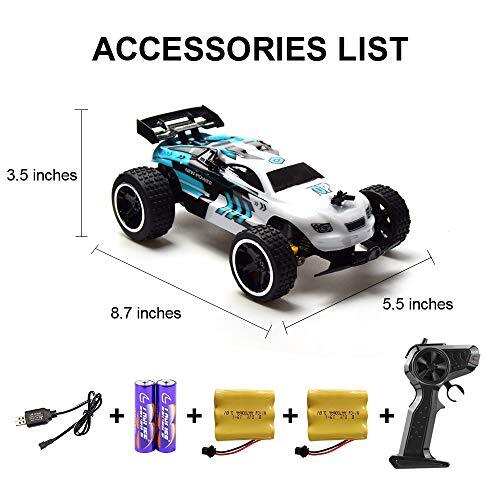 Tecnock RC Car Remote Control Car for Kids, 1:18 High Speed 20 KM/H 2WD ...