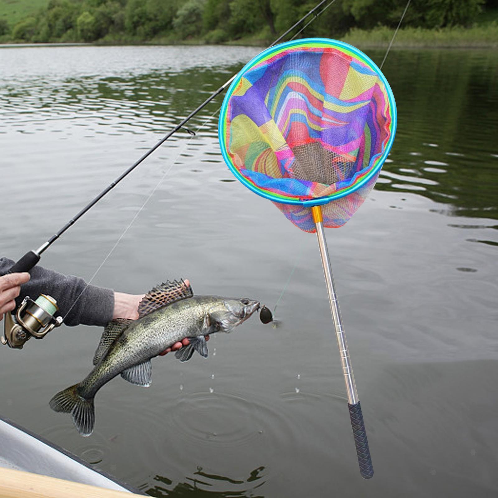 Fishing Landing Net Telescopic Extendable Kids Butterfly Net for Crabs ...