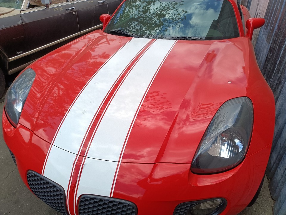 2007 2010 Pontiac Solstice OEM Hood GXP has wrap NO HEADLAMPS | eBay