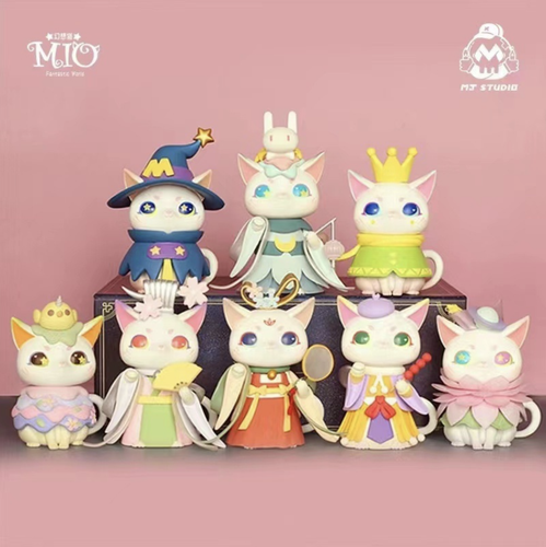 MIO Fantastic World Cat Blind Box Toys Anime Figure Kawaii Girl ...