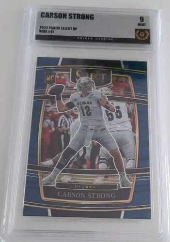 Carson Strong 2022 Select Draft Picks Blue Retail RC #11 Concourse GG 9 ...