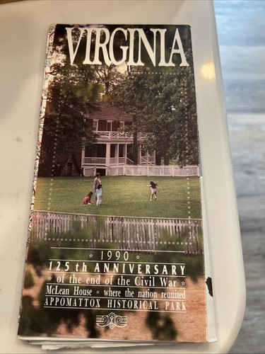 1990 125th Anniversary End Civil War Virginia State Highway Travel Road ...