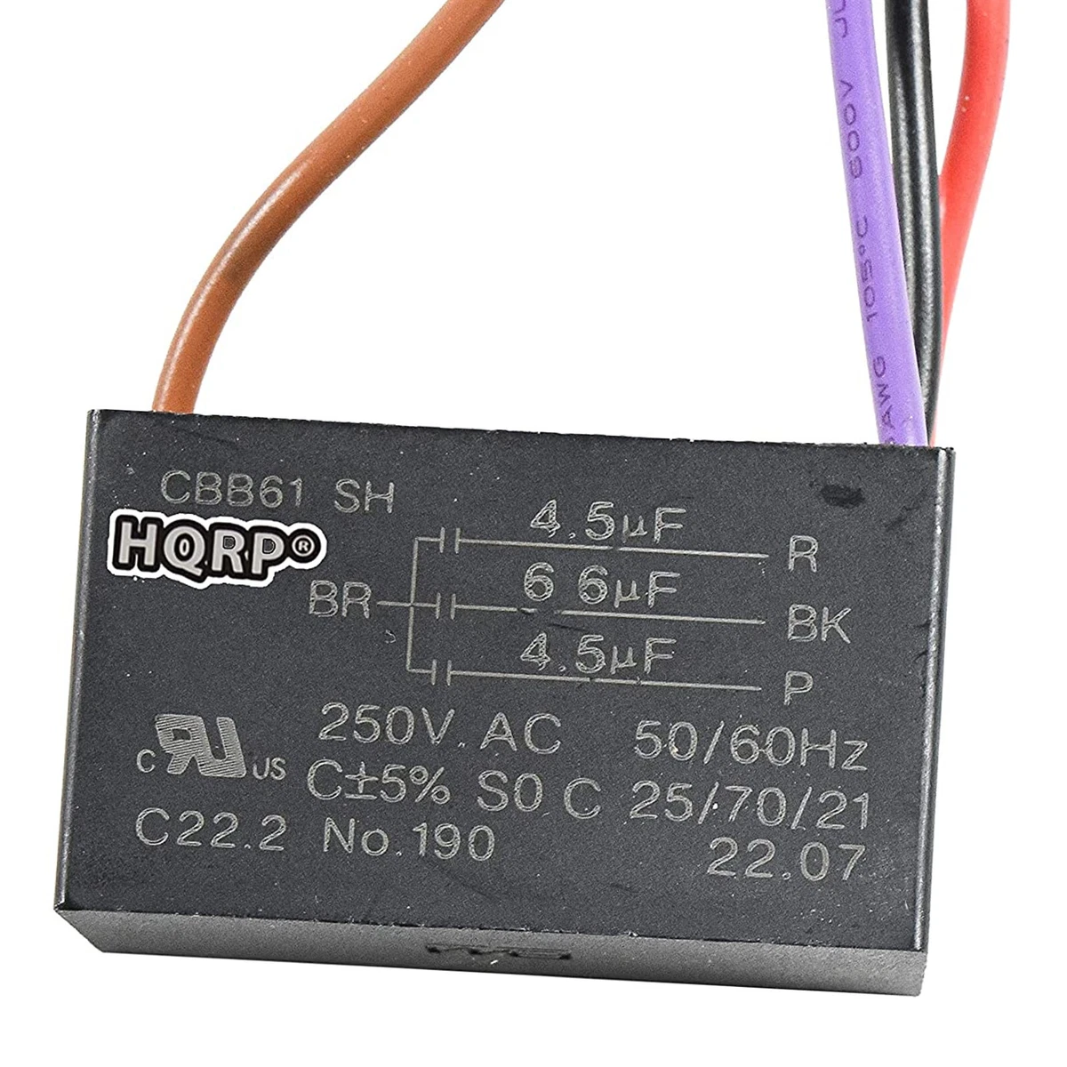 Hampton Bay 4 Wire Ceiling Fan Capacitor | Shelly Lighting