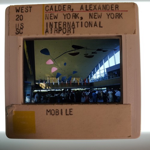 Alexander Calder Mobile JFK Airport New York Art 35mm Glass Slide | eBay