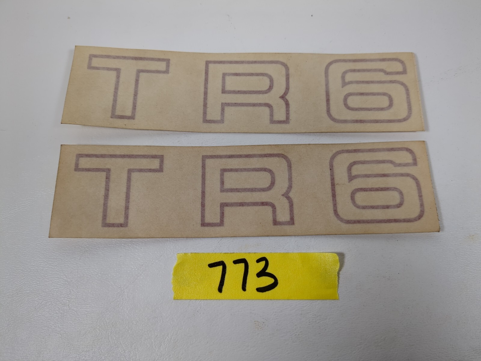 Triumph TR6 Rear Decals Pair | eBay