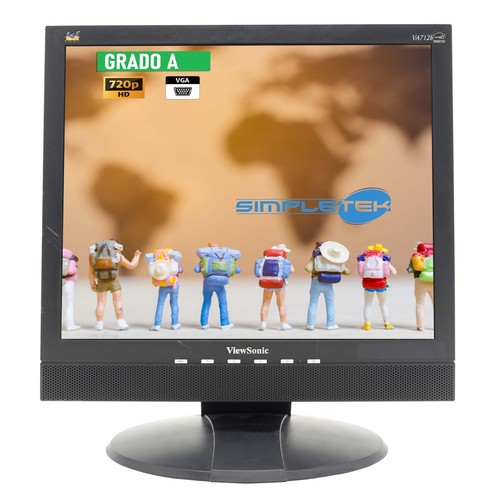 ViewSonic Va712b Screen Monitor LCD Display 17 " 4:3 5:4 Square ...