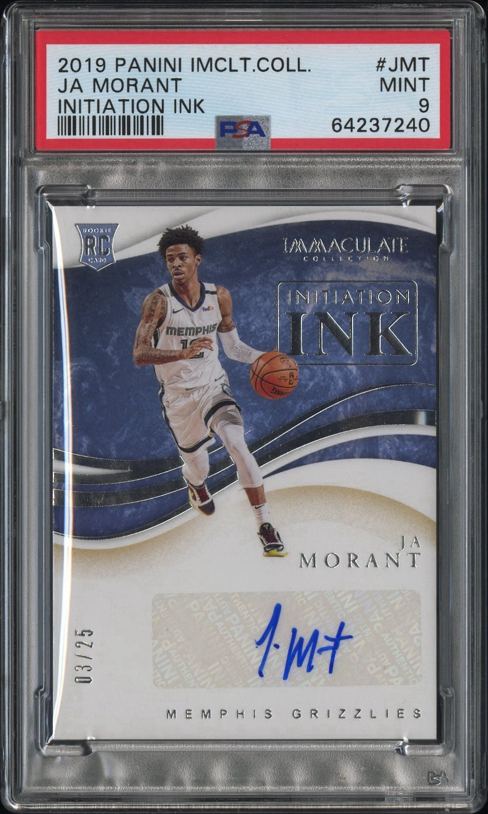 2019-20 Panini Immaculate Collection - Immaculate Initiation Ink Ja ...