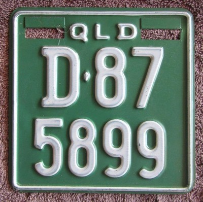 QLD DEALER LICENSE/NUMBER PLATE # 5899 | eBay Australia