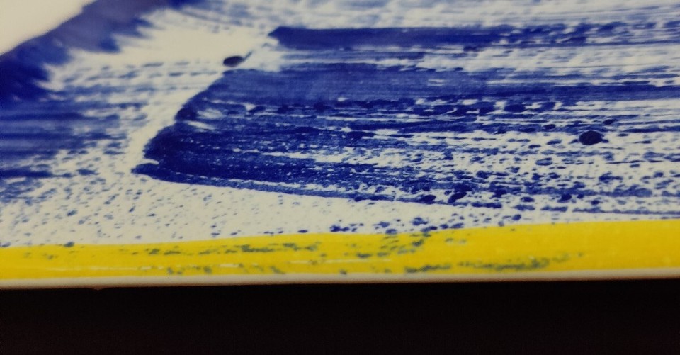 Coelho Coelho Stoneware Square Platter Serving Hand Painted Portugal ...