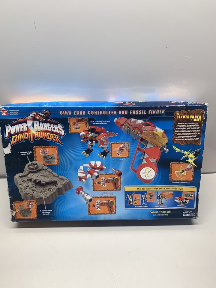 Power Rangers Dino Thunder Dino Red Zord Controller Fossil Finder ...
