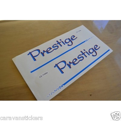 HOBBY Prestige - (UNDERLINED) - Caravan Name Stickers Decals Graphics ...
