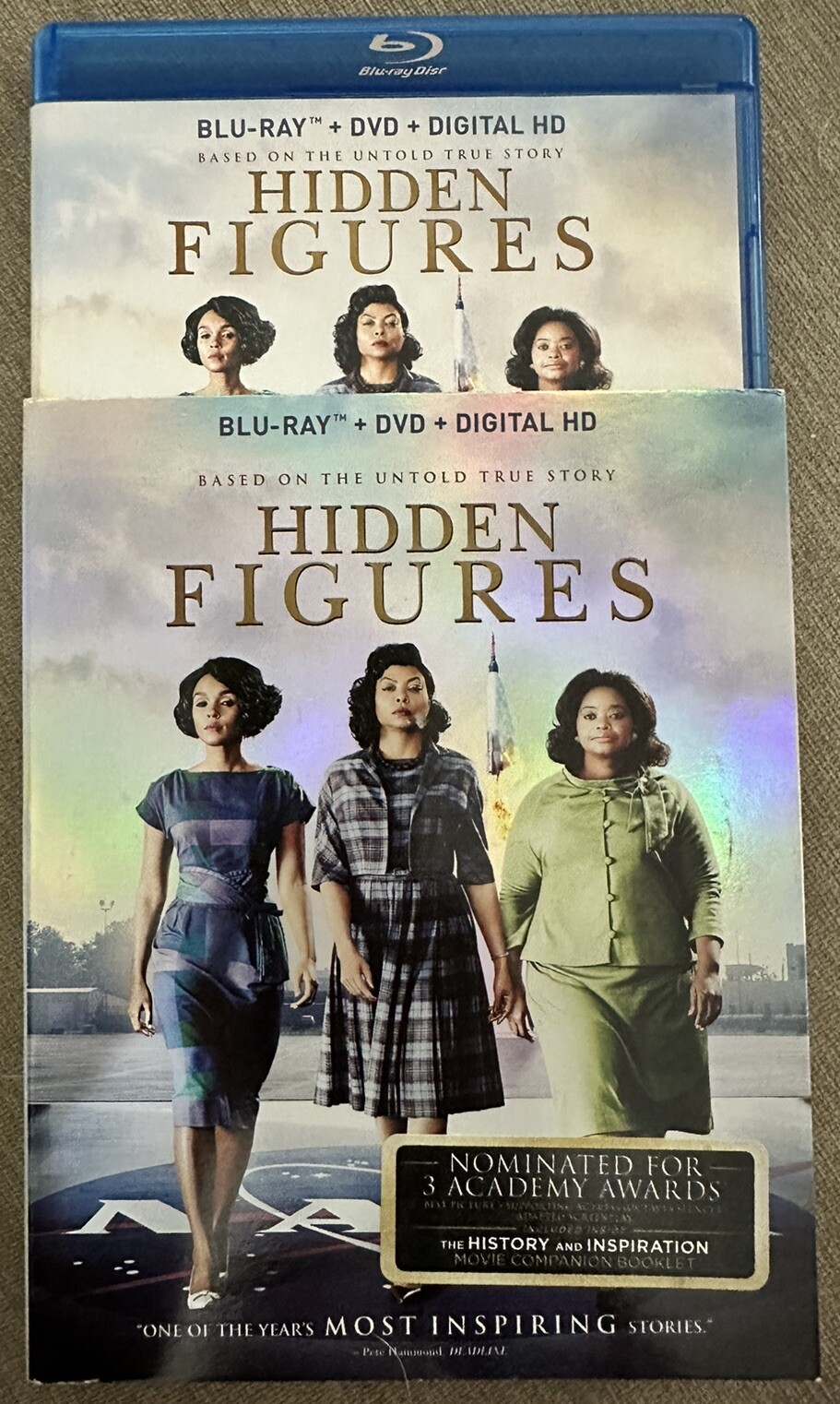 Hidden Figures (Blu-ray, 2016), no DVD included 24543275374 | eBay