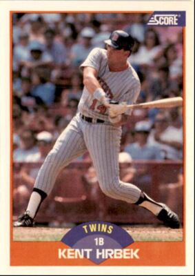 1989 Score Kent Hrbek Minnesota Twins #382 | eBay