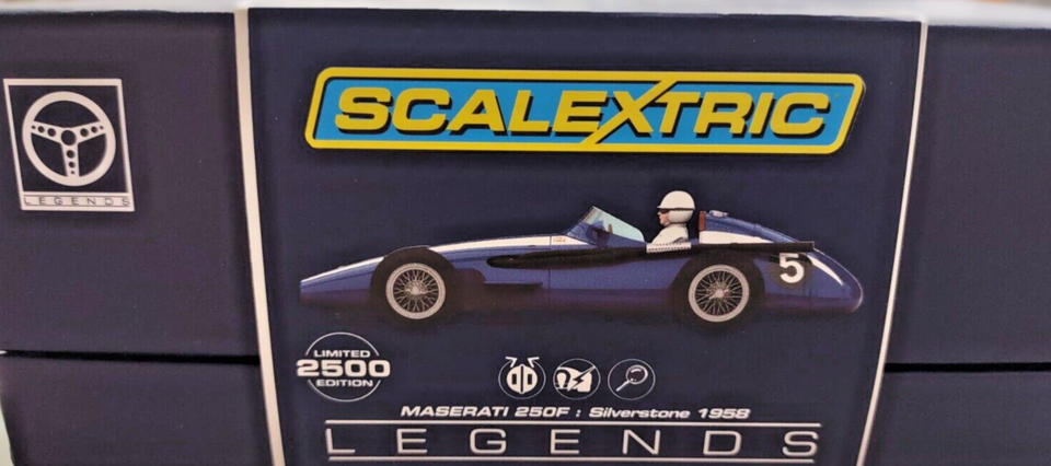 Scalextric C3481A MASERATI 250f Silverstone 1958 1/32 Scale Slot Car ...