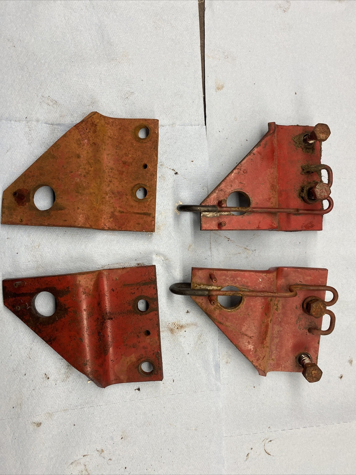 Snapper 1855 lawn Tractor mower deck mounting brackets | eBay