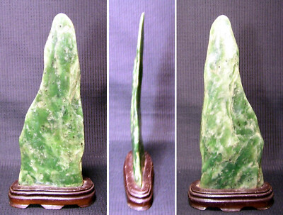 TALL JADE SCHOLAR'S MOUNTAIN - - - - - True NEPHRITE Jade (tested) | eBay