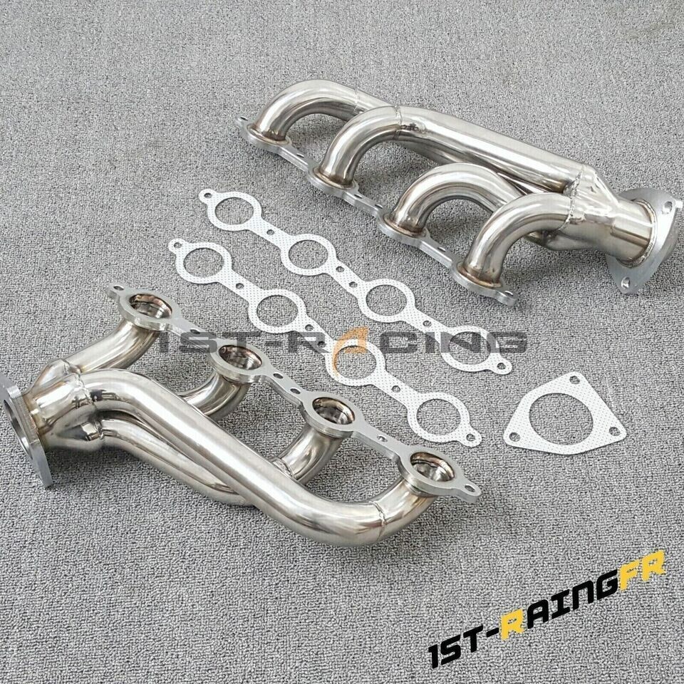 2002-2013 Cadillac Escalade Hummer H2 5.3L 6.0 6.2L Exhaust Headers ...
