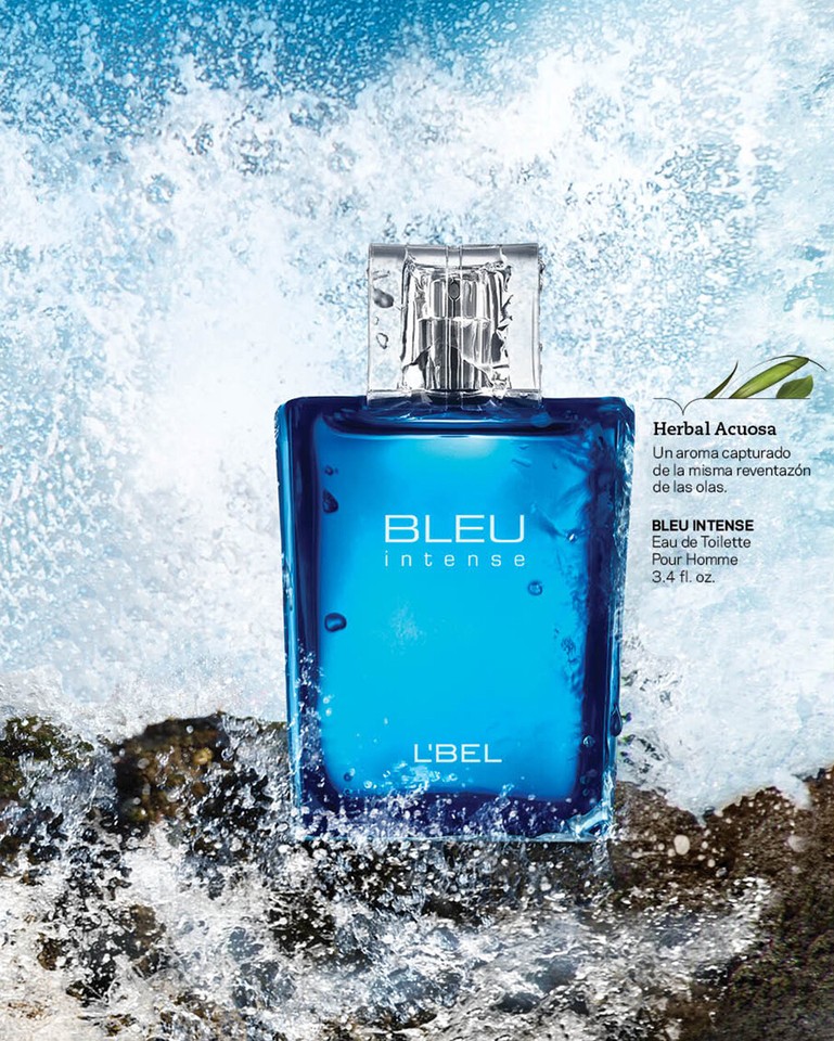 2 X Bleu Intense by L'BEL Perfume for Men CYZONE, ÉSIKA 3.4 fl.oz Blue ...